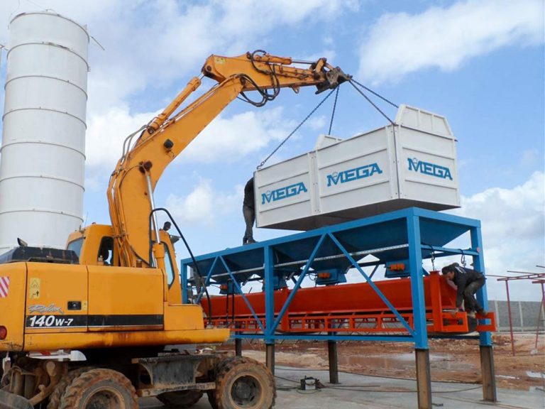 Aggregate Hoppers - Mega Concrete Batching Plants