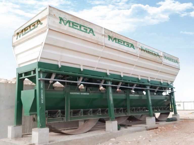 Aggregate Hoppers - Mega Concrete Batching Plants